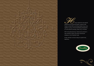 Dreamcity Amritsar Brouchure | PDF