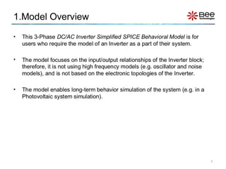 3-Phase inverter LTspice Model | PDF