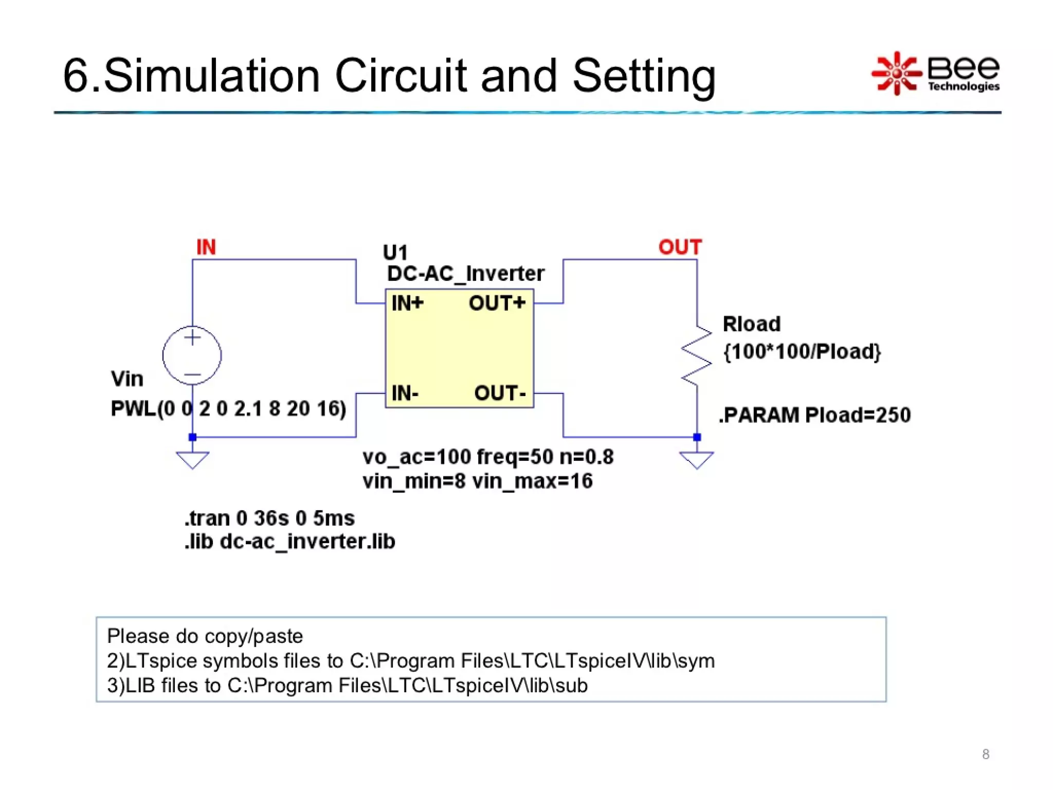 DCAC Inverter (LTspice Model) | PDF