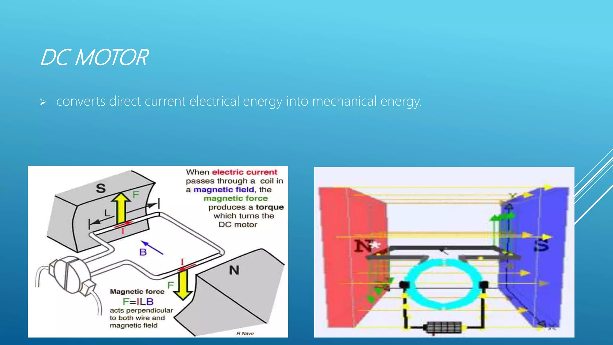 Dc & ac motors | PPTX