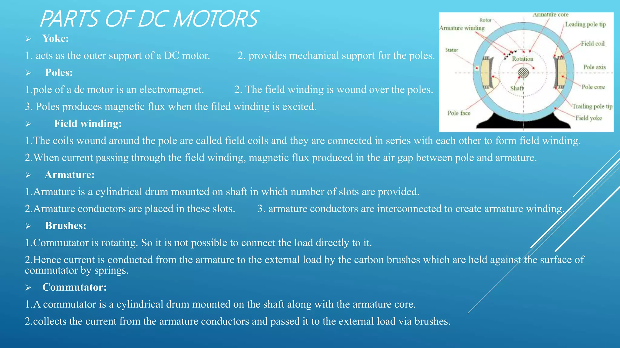 Dc & ac motors | PPTX
