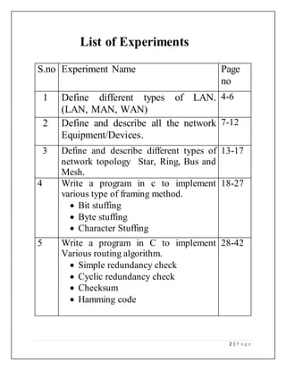Data Communication and Networking(DCACN) | PDF