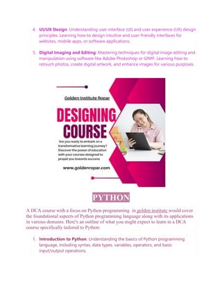 diploma in computer application at ropar. | PDF