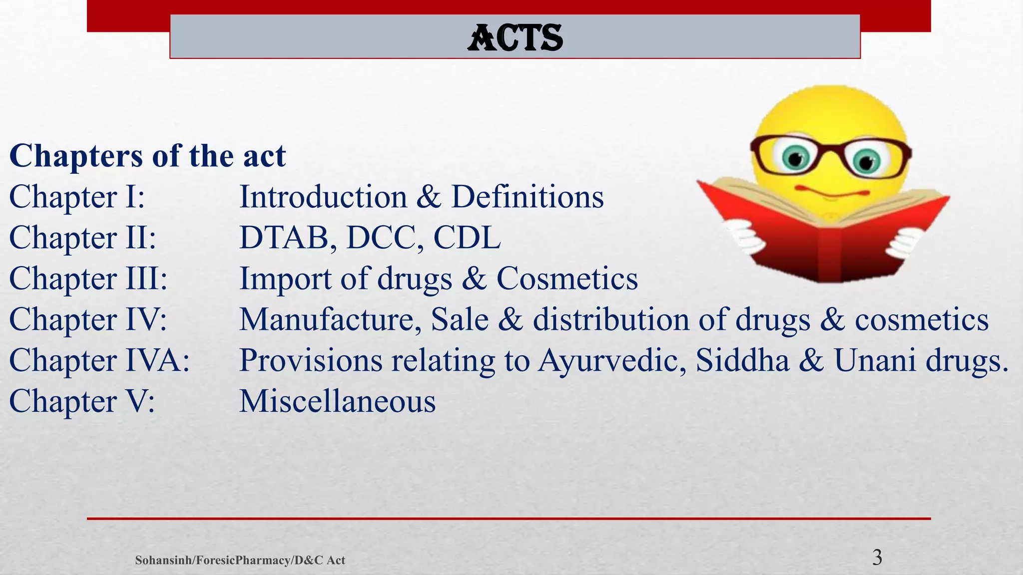 D & C Act 1940 | PDF