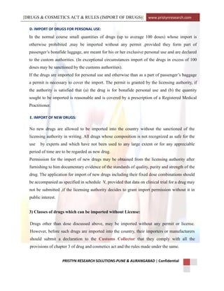 DRUG AND COSMETIC ACT | PDF