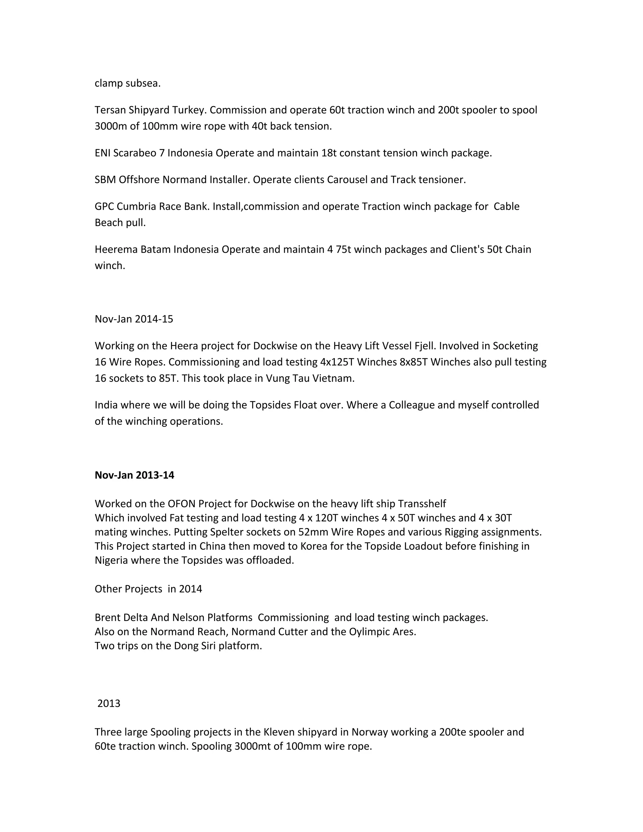 M. Miller CV 12 winch rigger | RTF