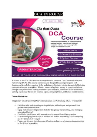 diploma in computer application in Ropar | PDF