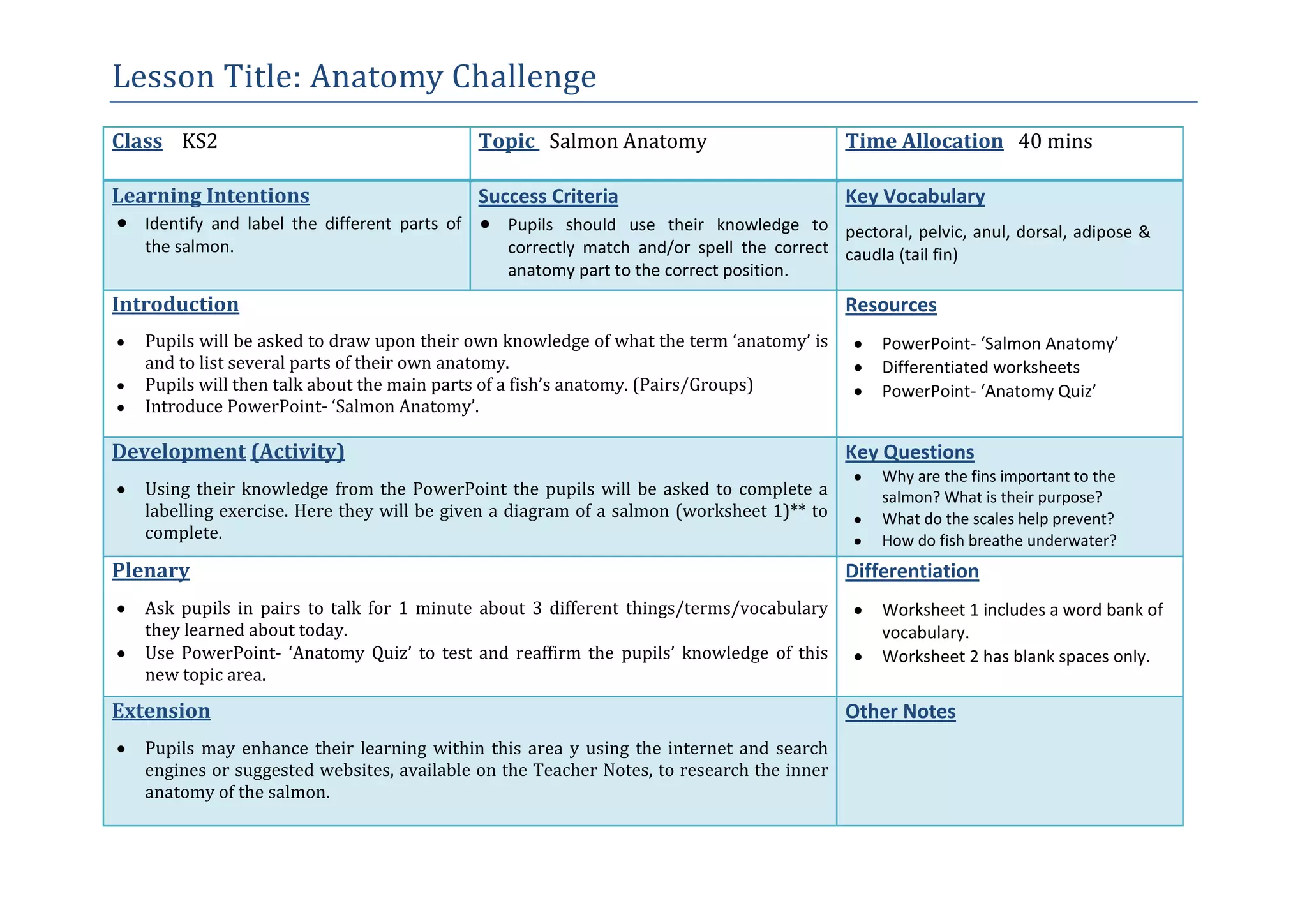 Lesson Plan 1: Introduction | DOCX