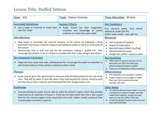 Lesson Plan 3: Stuffed Salmon | PPT