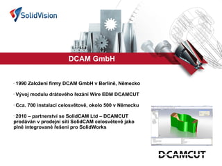Dcamcut for SolidWorks CZ | PDF