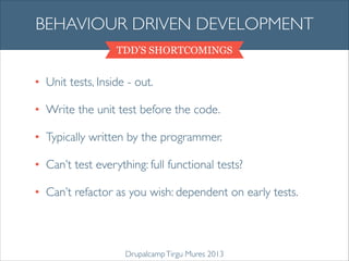 Behavior Driven Development with Drupal | PPT
