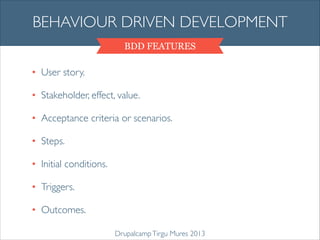 Behavior Driven Development with Drupal | PPT