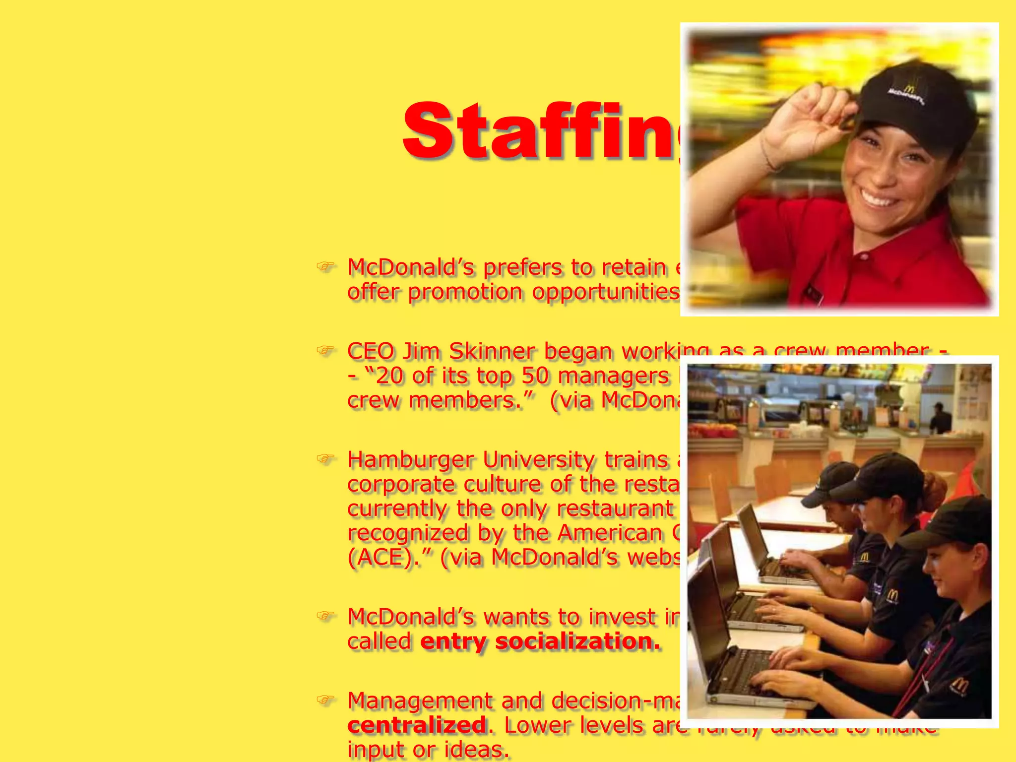 Mcdonald's: A Process Culture | PPTX
