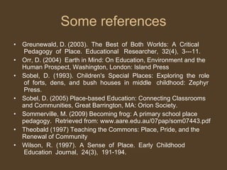 Place Based Pedagogies | PPT