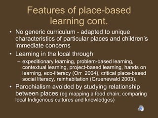 Place Based Pedagogies | PPT