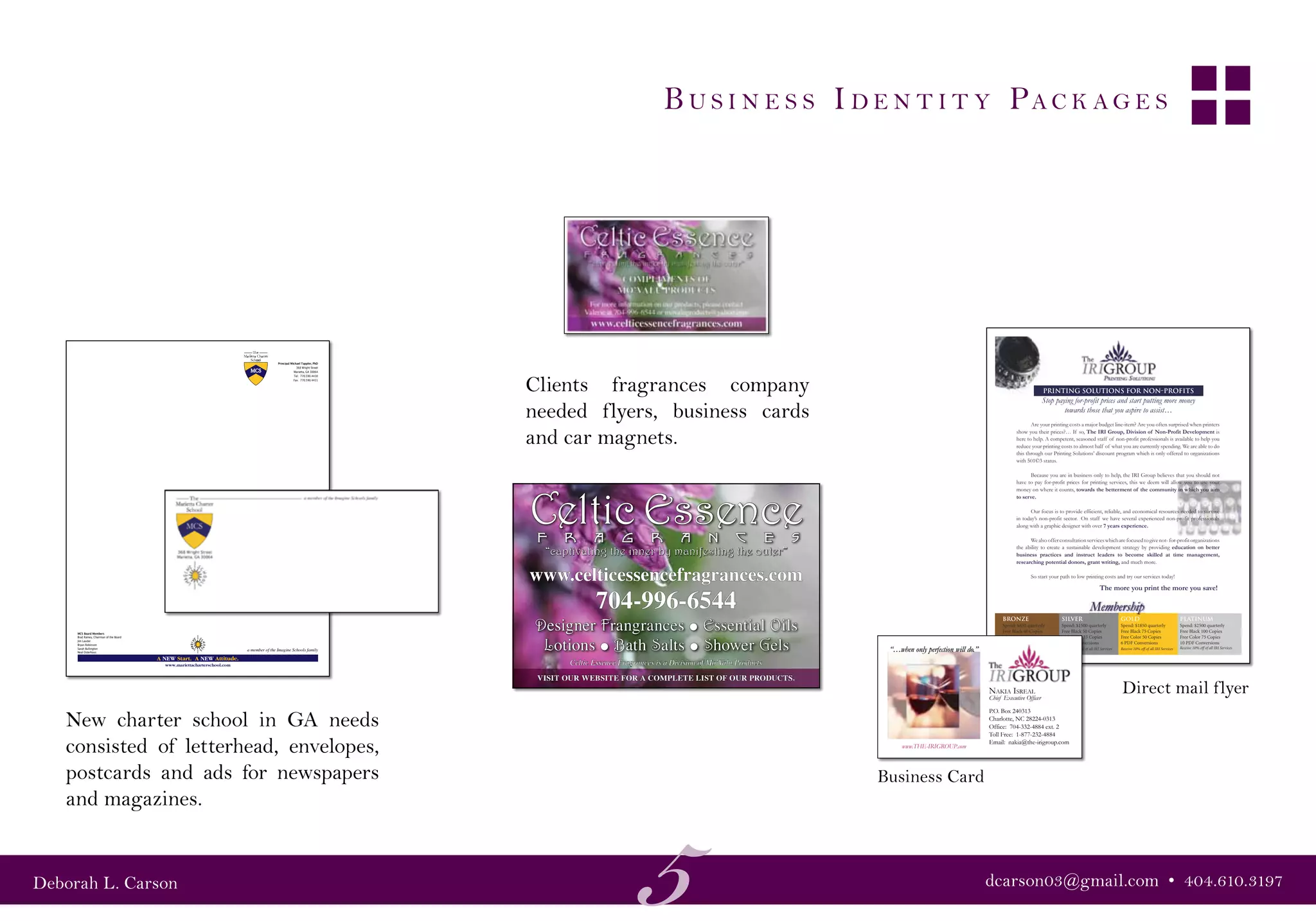 D Carson Portfolio | PPT