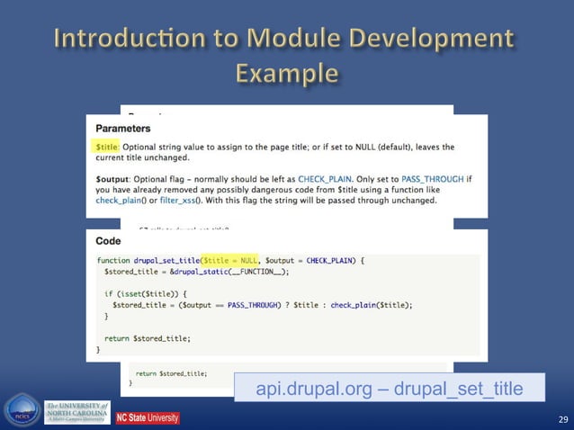 Introduction to Module Development (Drupal 7) | PPT
