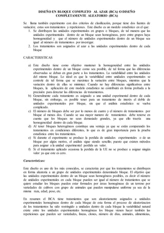 Dca y bca | DOCX