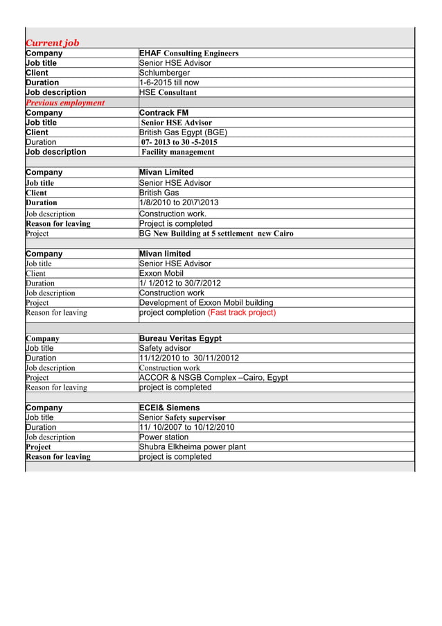 Mostafa_Gomaa. HSE | PDF