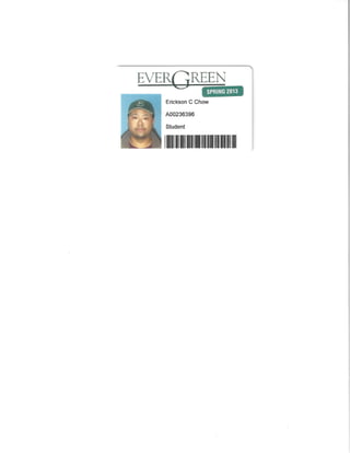 Evergreen ID card | PDF