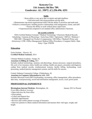 Medical Resume | PDF