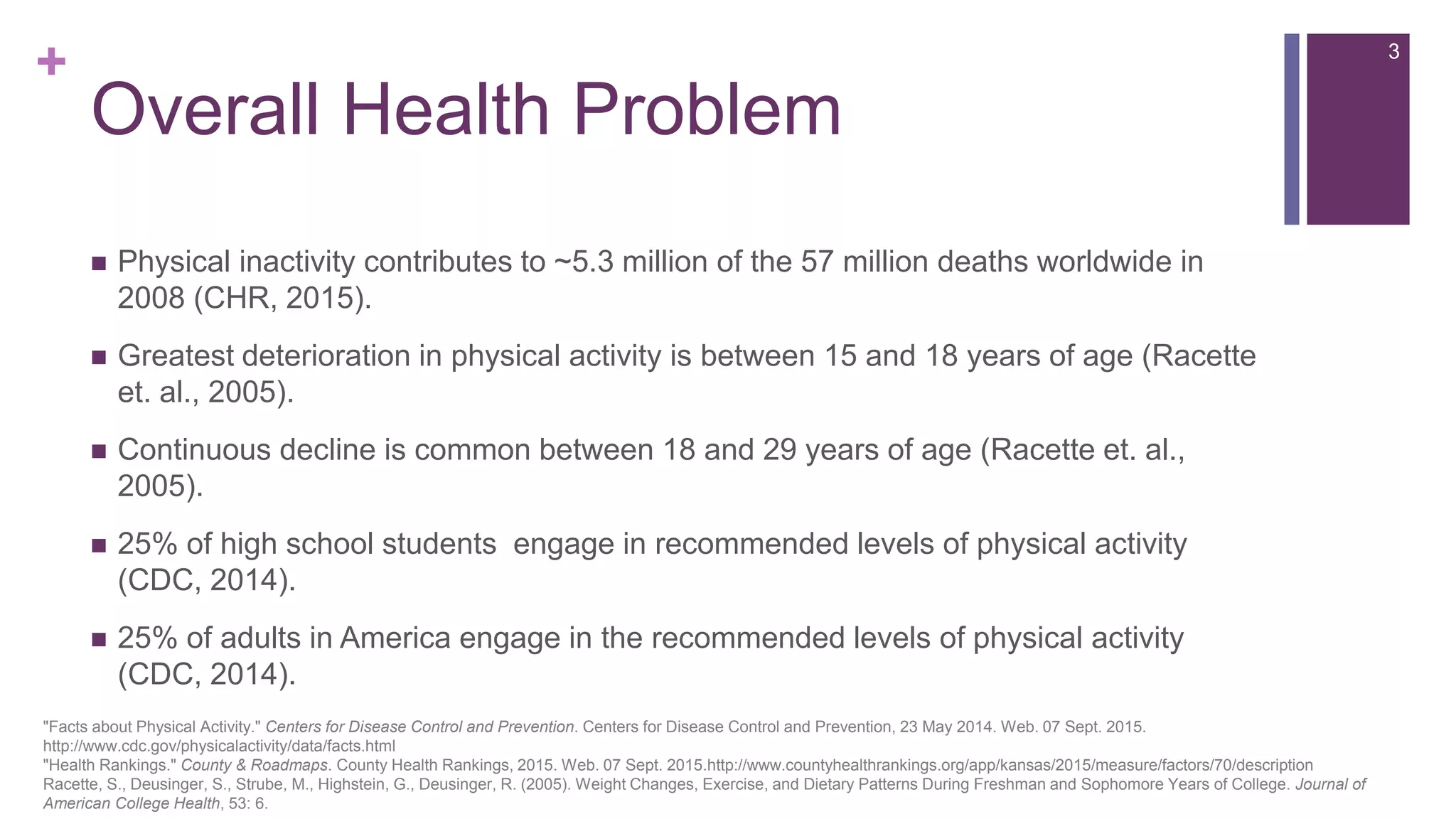 Freshman Physical Activity Program | PPTX
