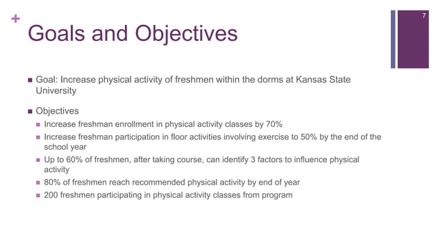 Freshman Physical Activity Program | PPTX