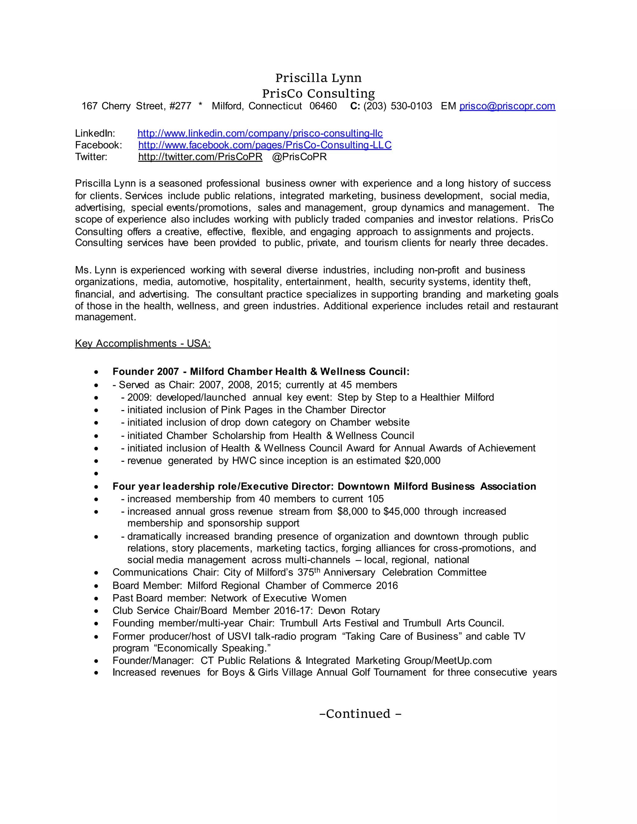 Priscilla_Lynn_CV AUGUST 2016 | DOCX