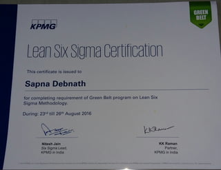 Six Sigma Certificate | PPT