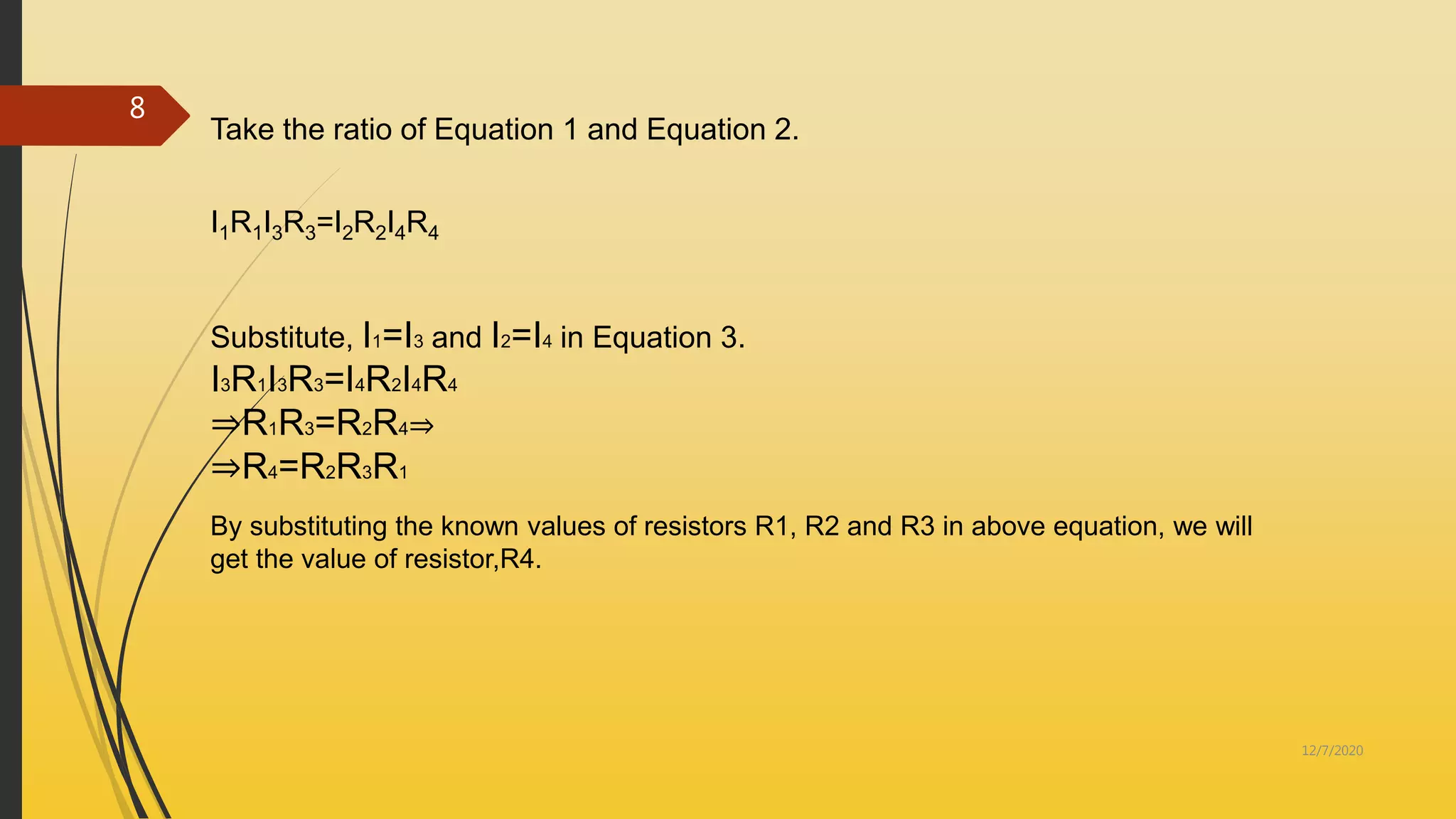 Dc bridge types ,derivation and its application | PPTX