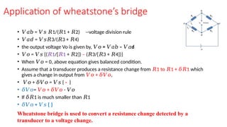 dc bridge measurement under graduate pptx | PPTX