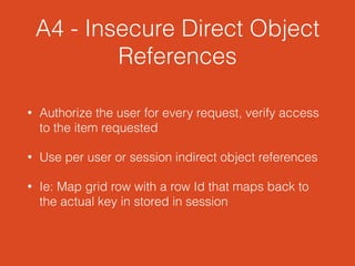 OWASP Top 10 Web Vulnerabilities from DCC 04/14 | PPT