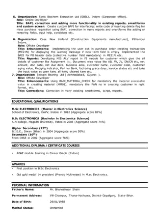 ABHISHEK RESUME | PDF