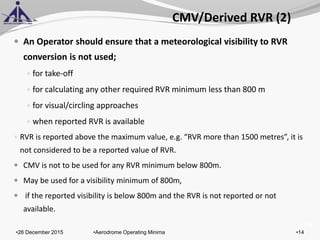 Aerodrome Operating Minima | PPTX