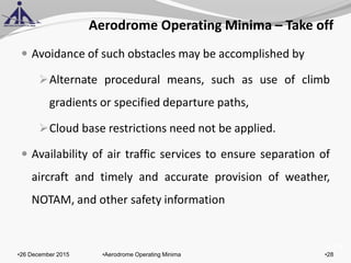 Aerodrome Operating Minima | PPTX