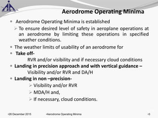 Aerodrome Operating Minima | PPTX
