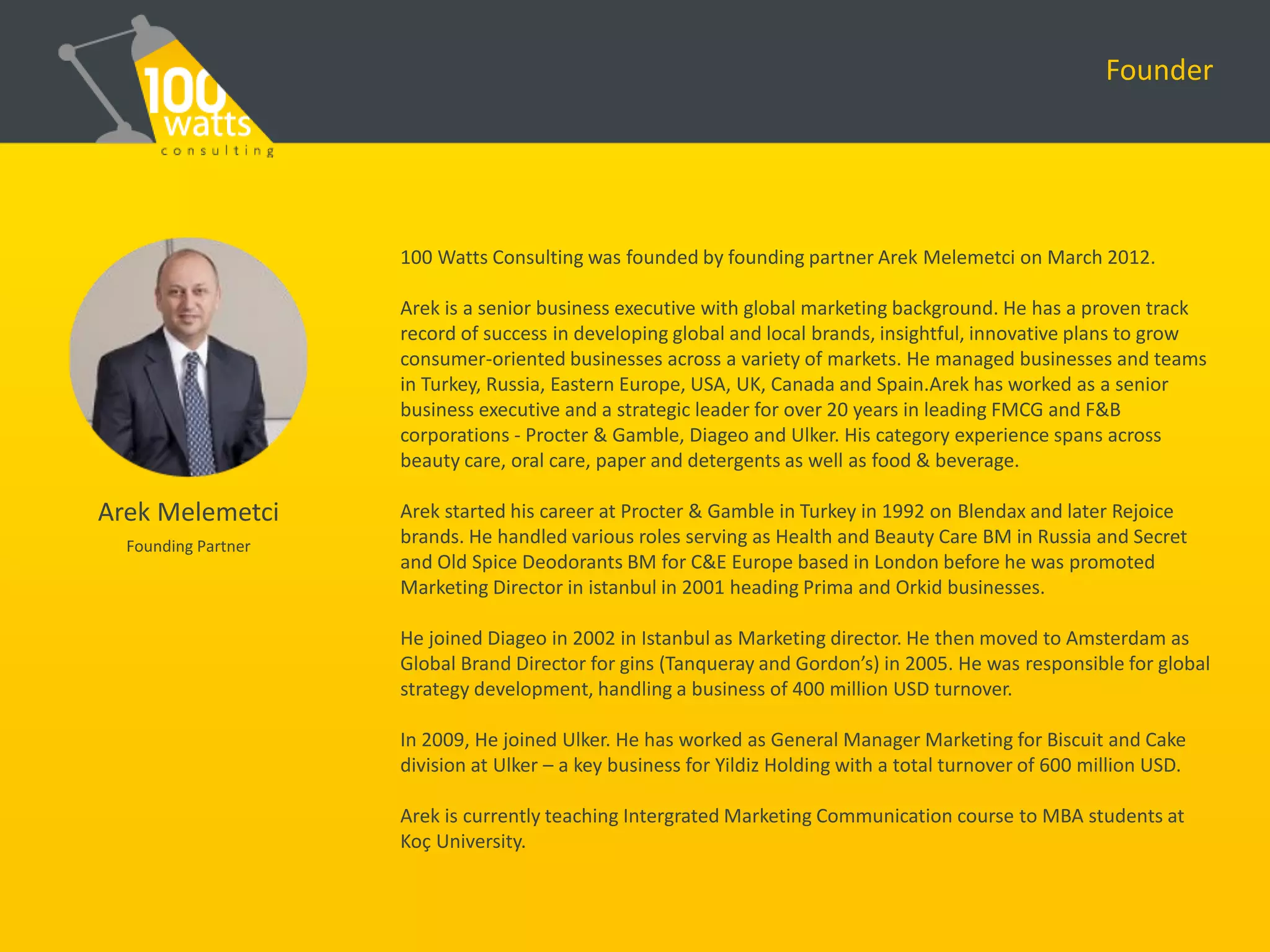 100 watts consulting- intro-2a | PDF