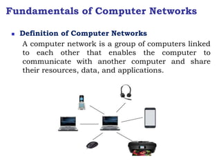 Fundamentals of Data Communication and Computer Networks | PPT