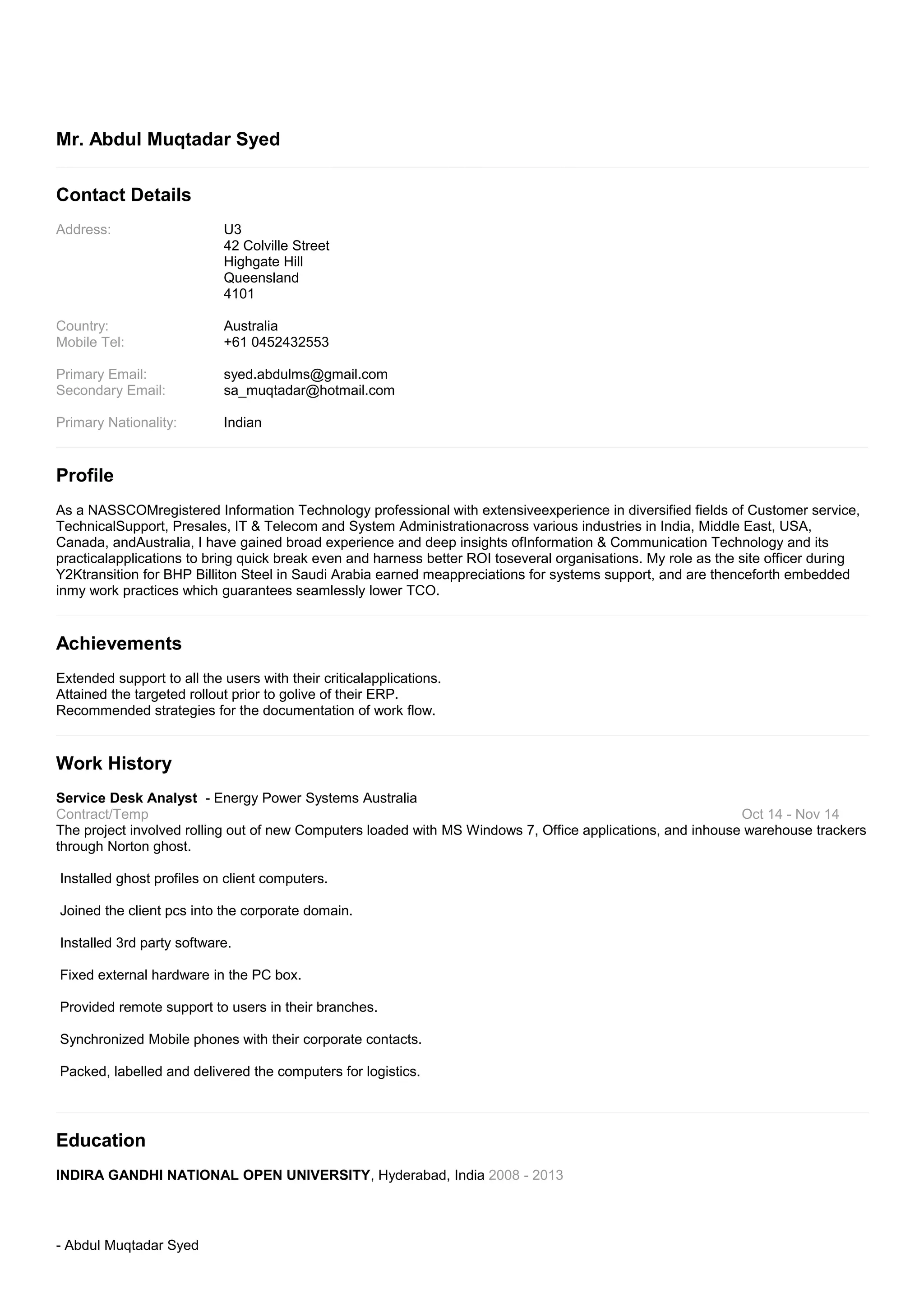 SAM IT iProfile | PDF