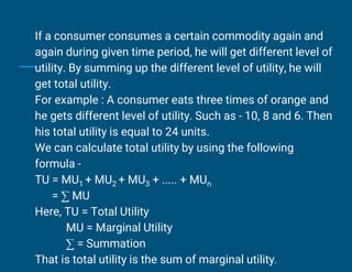 theory of cosumer behaviour | PPTX