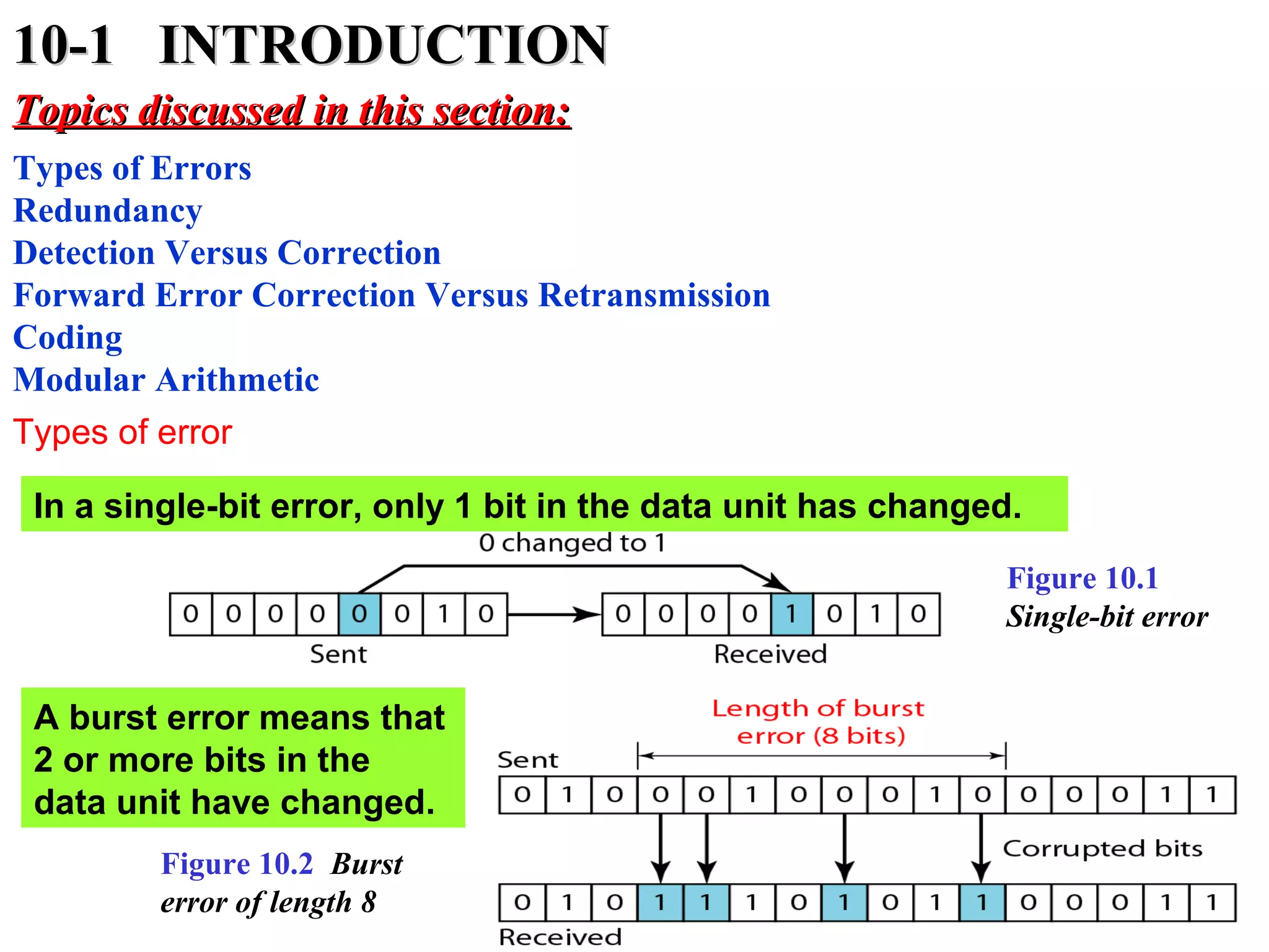 Error Detection and Correction | PPT