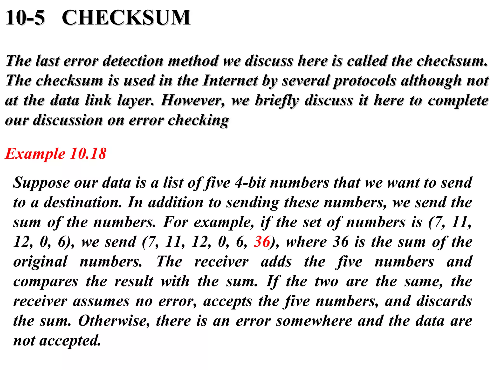 Error Detection and Correction | PPT