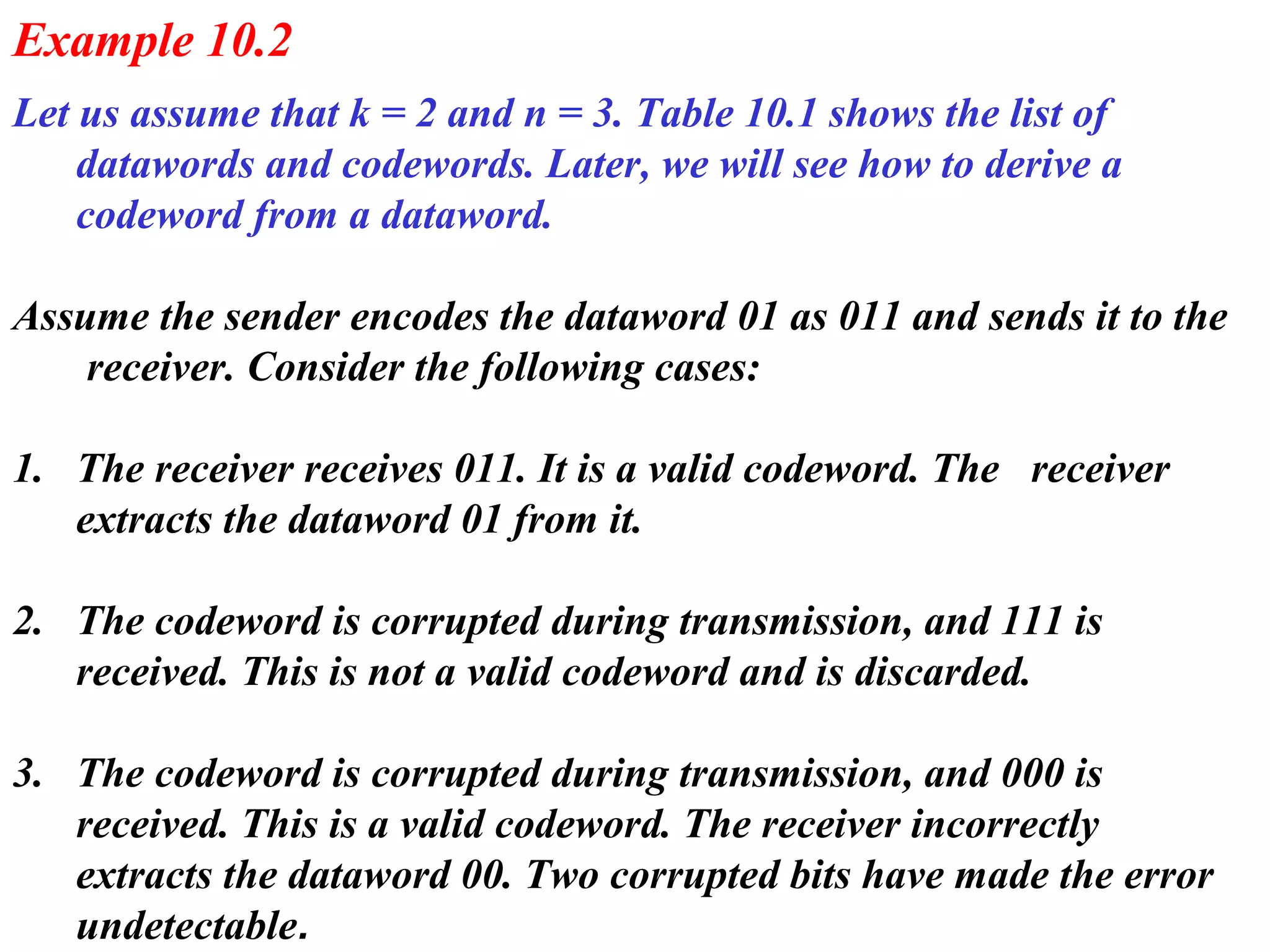 Error Detection and Correction | PPT