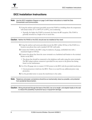 Dcc install manual | PDF | IT and Internet Support | Internet