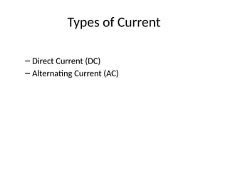 Fundamentals and Applications of Direct Current Electric Circuits | PPTX