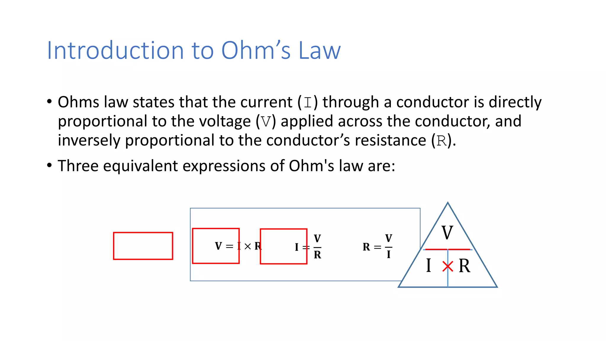 Introduction to series and parallel circuitry. | PPTX