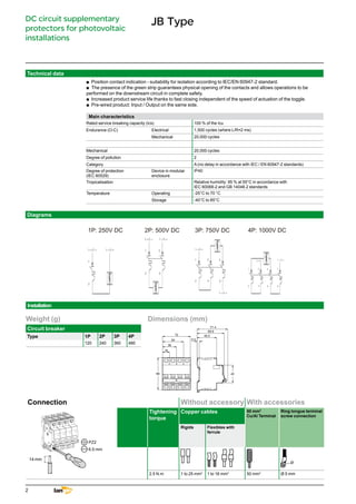 Dc circuit supplementary protectors for photovoltaic installations | PDF
