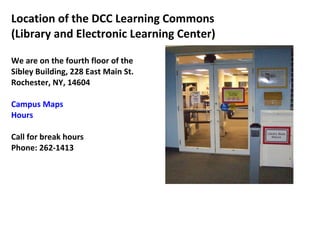 Damon City Campus Library Virtual Tour | PPT