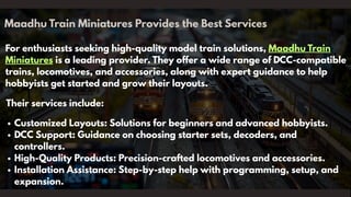 DCC Model Train Control Smarter, Faster, Better.pdf