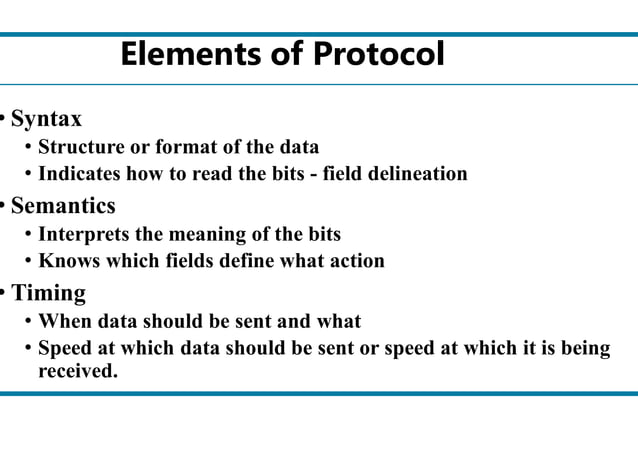 Data Communication And Computer Networks Ppt